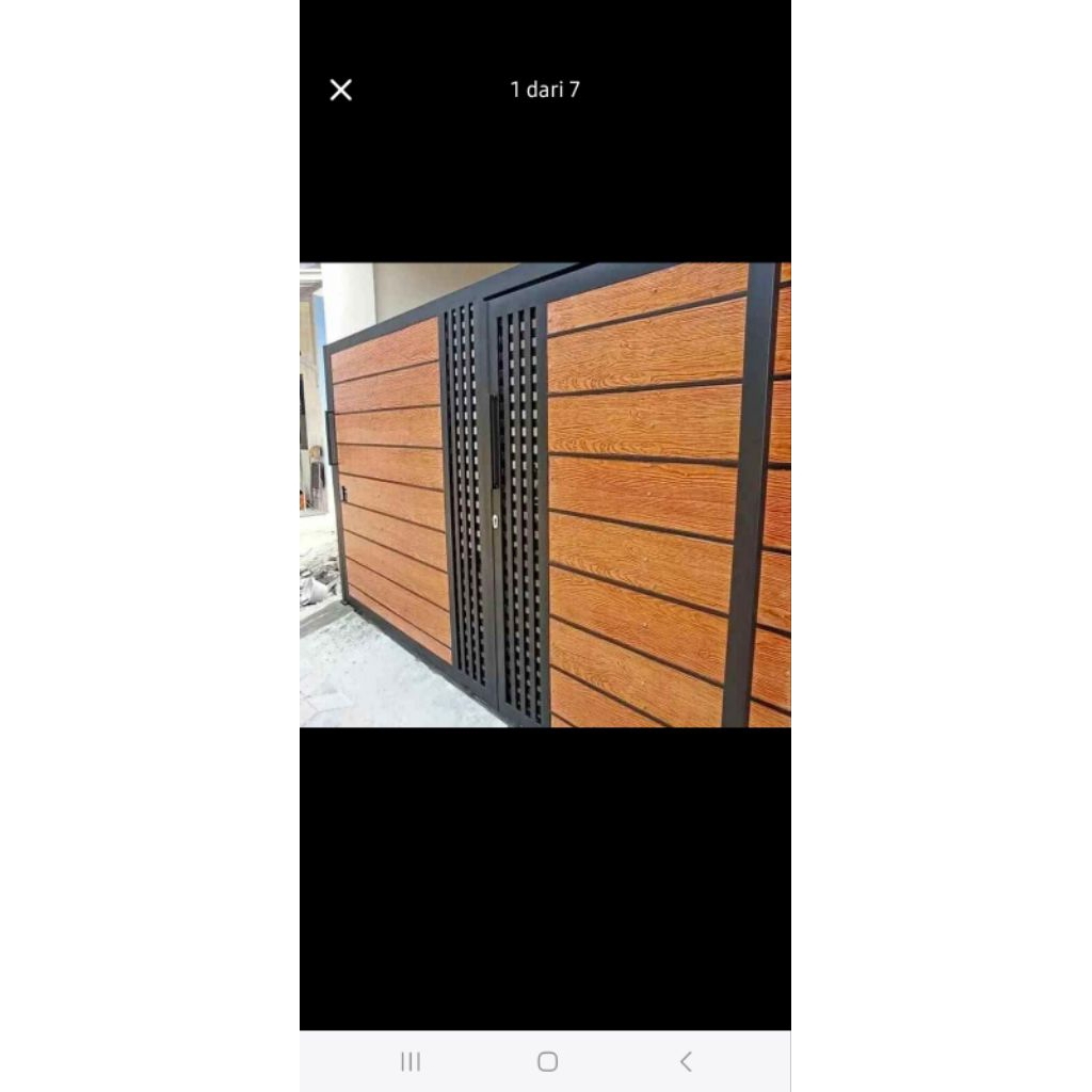 Jual pagar minimalis motif grc | Shopee Indonesia