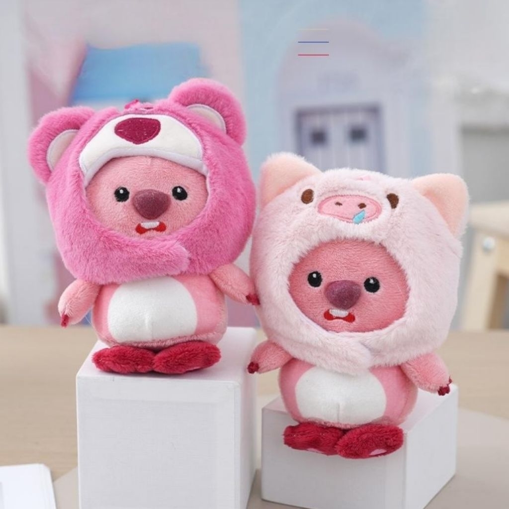 Jual loopy keychain taiyaki Lotso hello Kitty plushie gantungan kunci ...