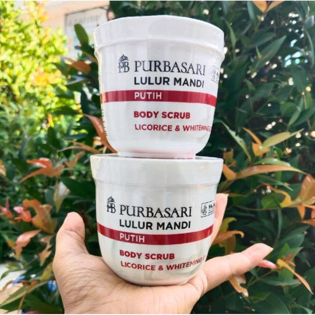 Jual ( 2 pcs ) Purbasari Lulur Mandi Body scrub Licorice & Whitening ...