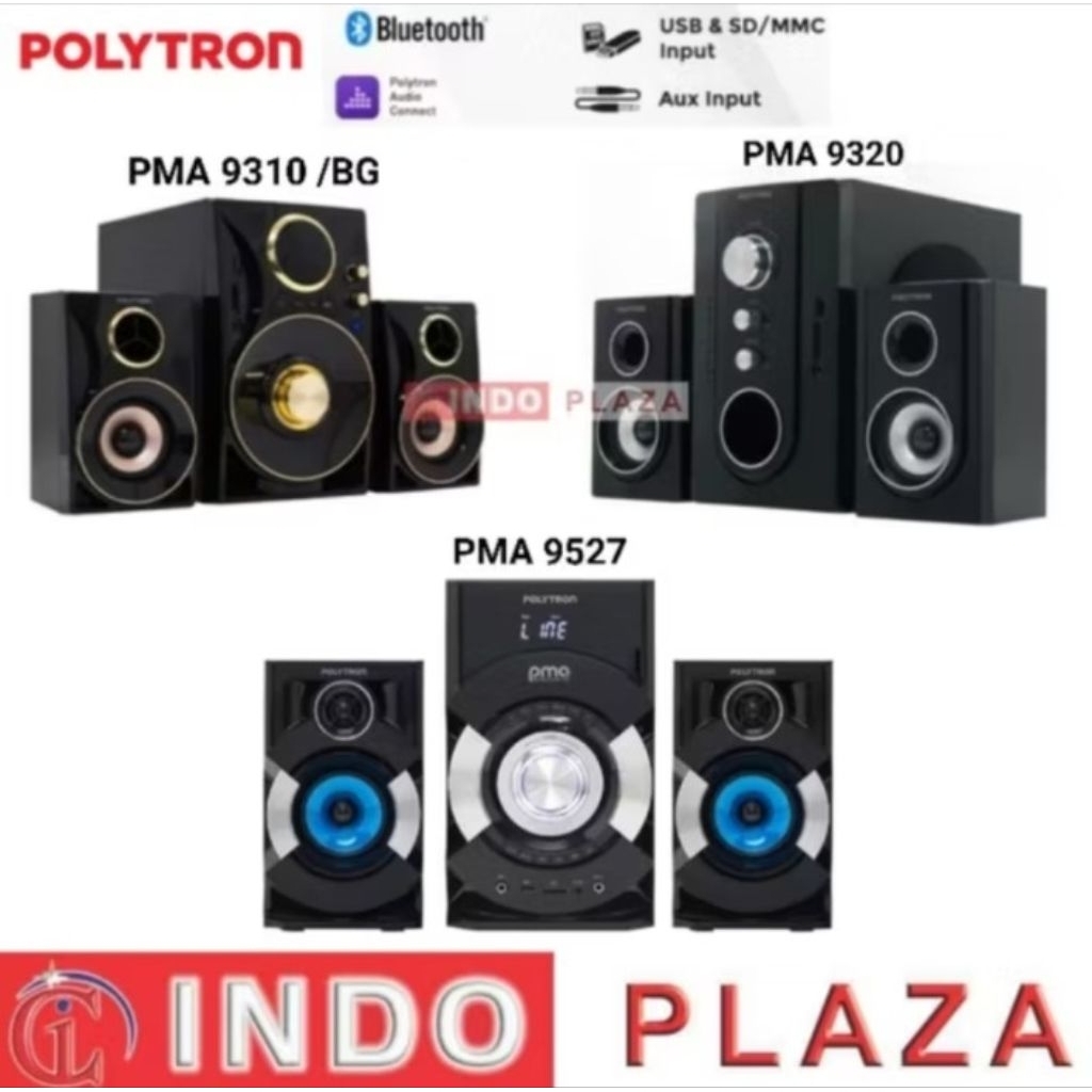 Jual SPEAKER POLYTRON PMA 9310/BG / PMA 9320/B / PMA 9527 BLUETOOTH ...