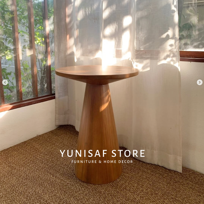 Jual Meja Bundar kecil - Meja Side Table - Meja Bundar Minimalis ...
