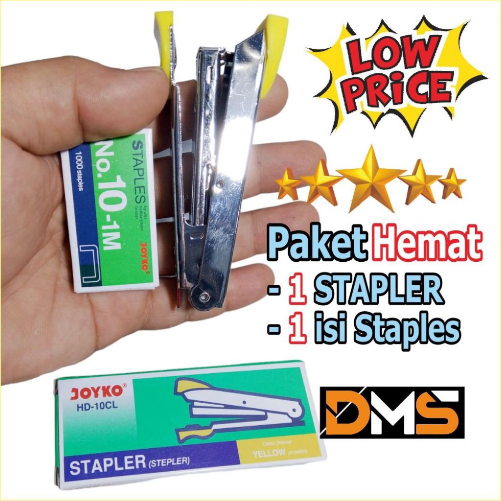 Jual PAKET HEMAT STAPLER JOYKO HD 10CL + ISI STAPLES, STAPLES + ISI STAPLES, STEPLER DAN ISI ...
