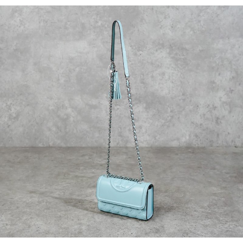 Jual Tas TB FLEMING MATTE BABY BLUE SHOULDER BAG SMALL 100% ORIGINAL ...
