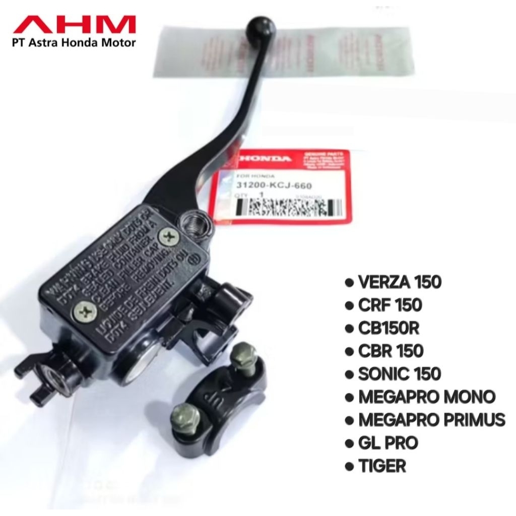 Jual MASTER REM CAKRAM ATAS + HANDLE VERZA CB150R CBR 150 CRF 150 ...