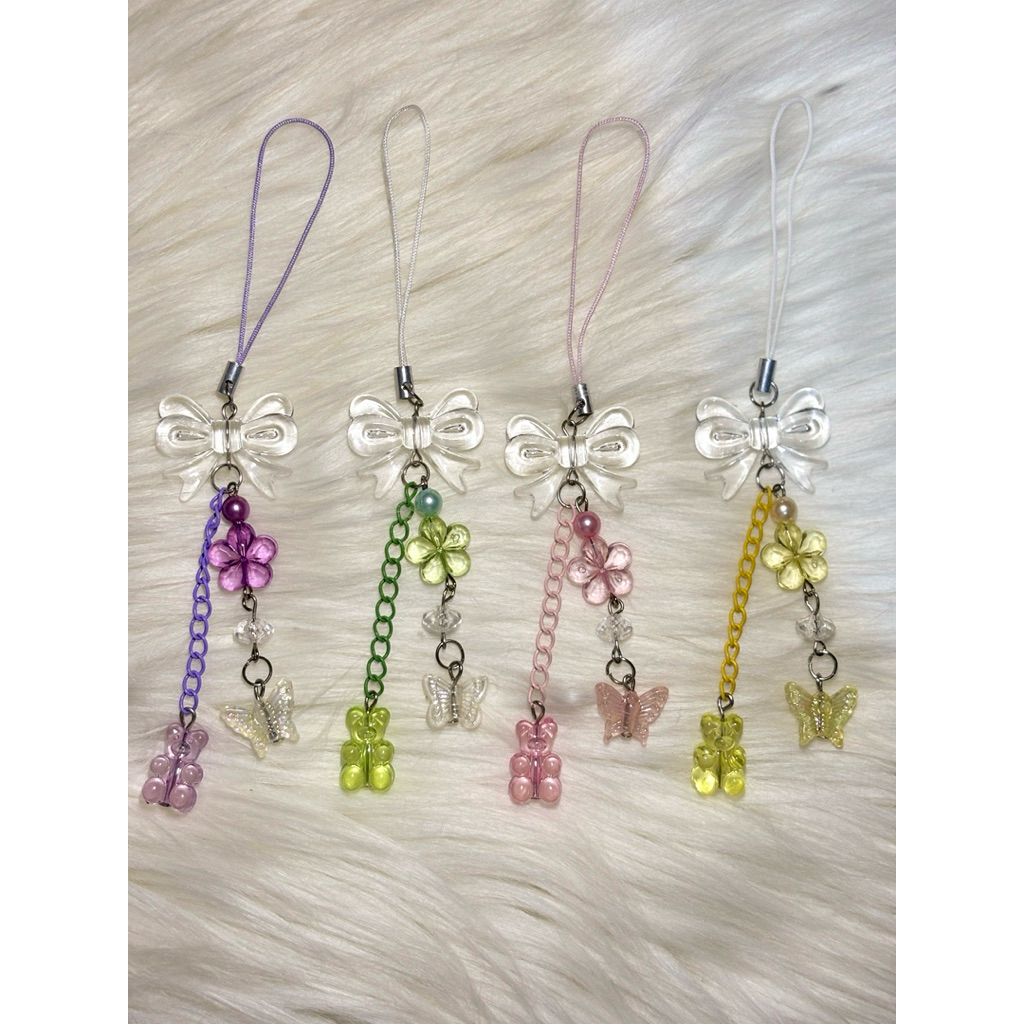 Jual Strap Hp lucu | tali gantungan hp | handmade | korea estetik ...