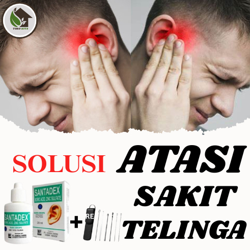 Jual SANTADEX EAR DROP 20ML Free Korek Kuping Stanlis - Obat Tetes ...