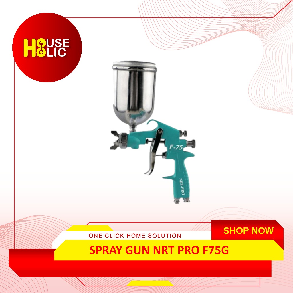 Jual NRT Pro F75G Spray Gun Tabung Atas Alat Cat Semprot Air Spraygun ...