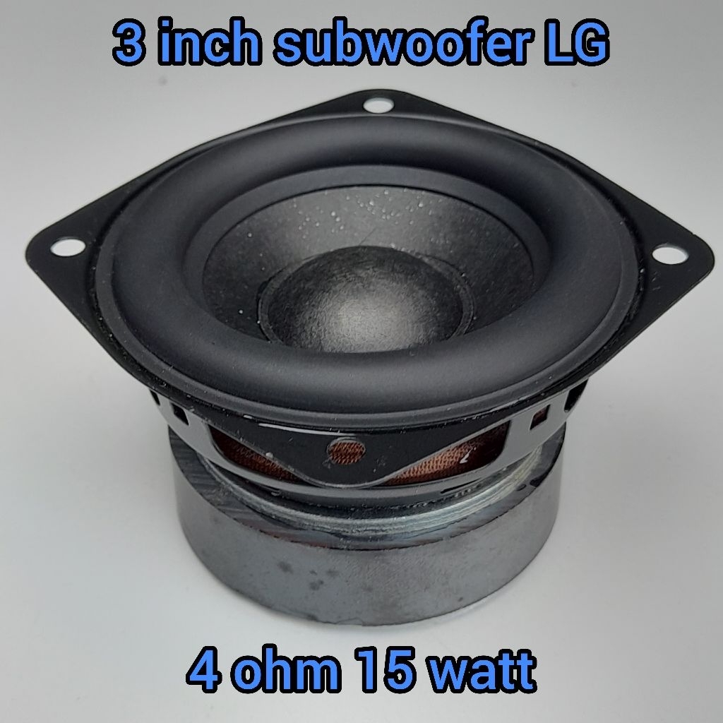 Jual LG 3 inch Subwoofer Speaker 4 Ohm 15W BASS Speaker 3 inch Car ...