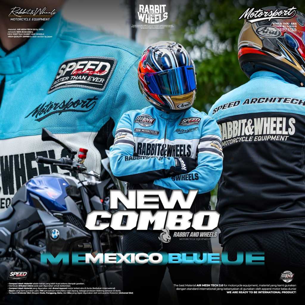 Jual NEW COMBO SKY BLUE RABBIT AND WHEELS | Shopee Indonesia