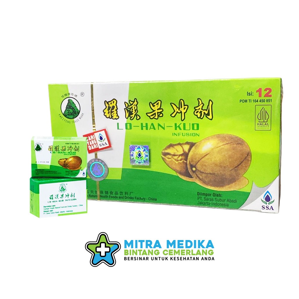 Jual LO HAN KUO INFUSION MINUMAN KESEHATAN UNTUK PANAS DALAM (1 KOTAK ...