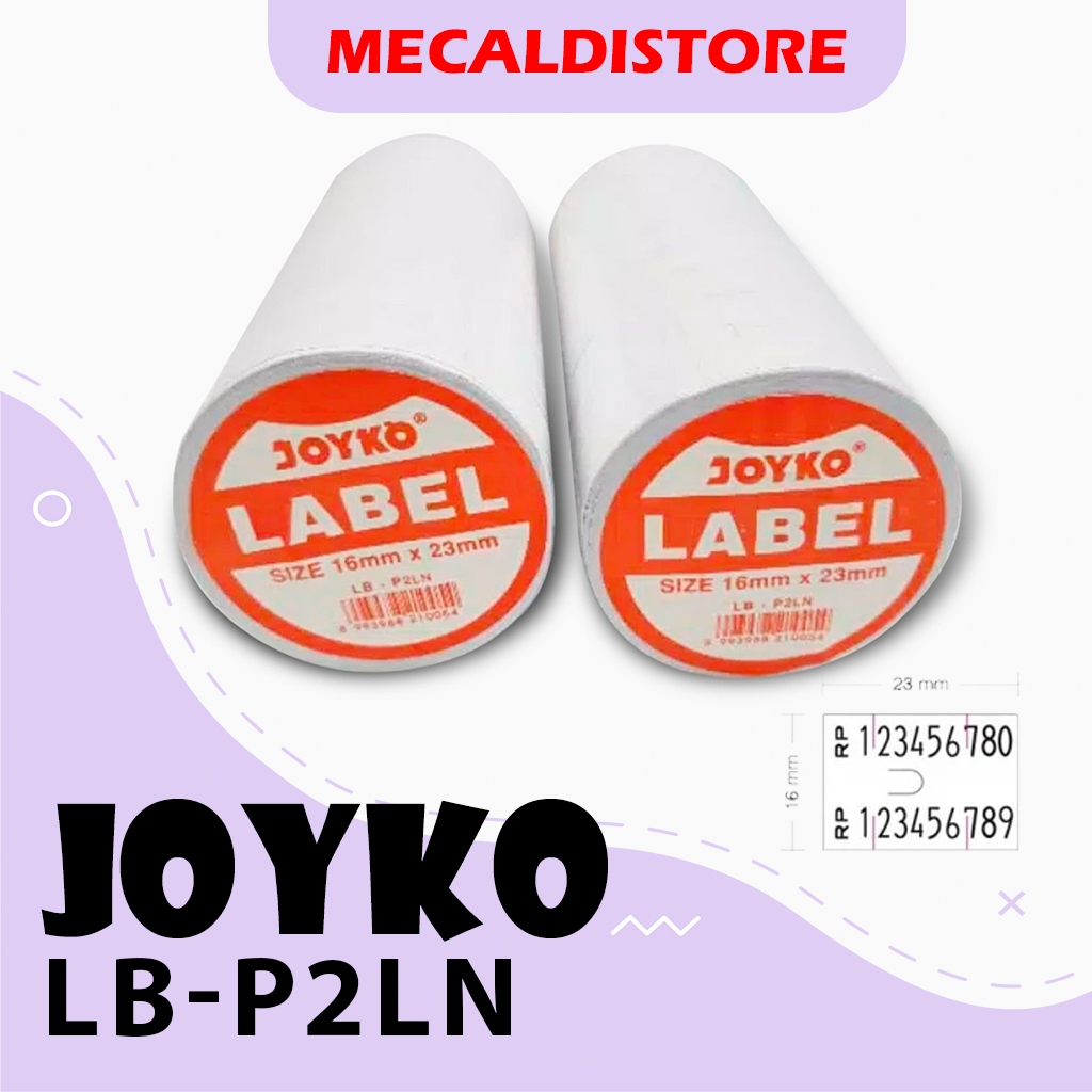 Jual Label Harga Joyko LB-P2LN 2 Baris /PRICE TAG LABEL JOYKO TERMURAH ...