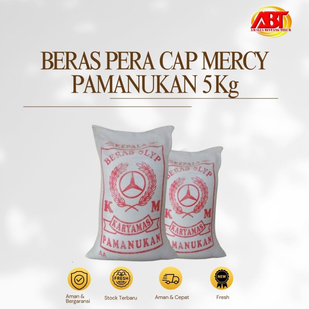 Jual ABT - Beras Pera IR 42 Super Cap Mercy Pamanukan Kemasan Repack ...
