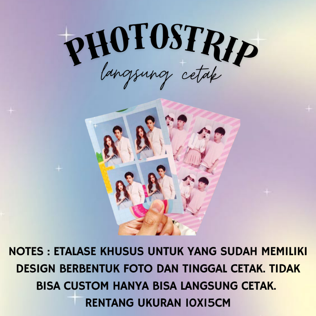 Jual Cetak Photostrip Photobox Design Sendiri / Cetak Photostrip ...