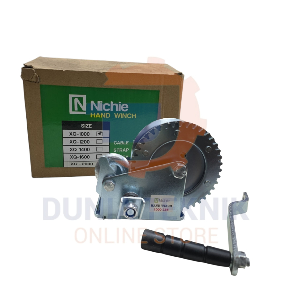 Jual Katrol Manual Single 1000 Lbs NICHIE Alat Derek Hand Winch Single ...