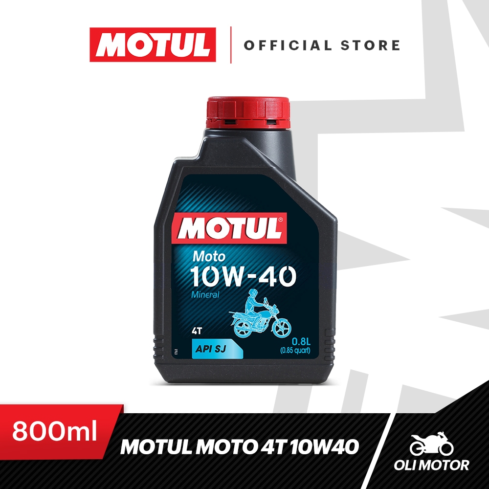 Jual Oli Motor Motul MOTO 4T 10W40 0.8L | Shopee Indonesia