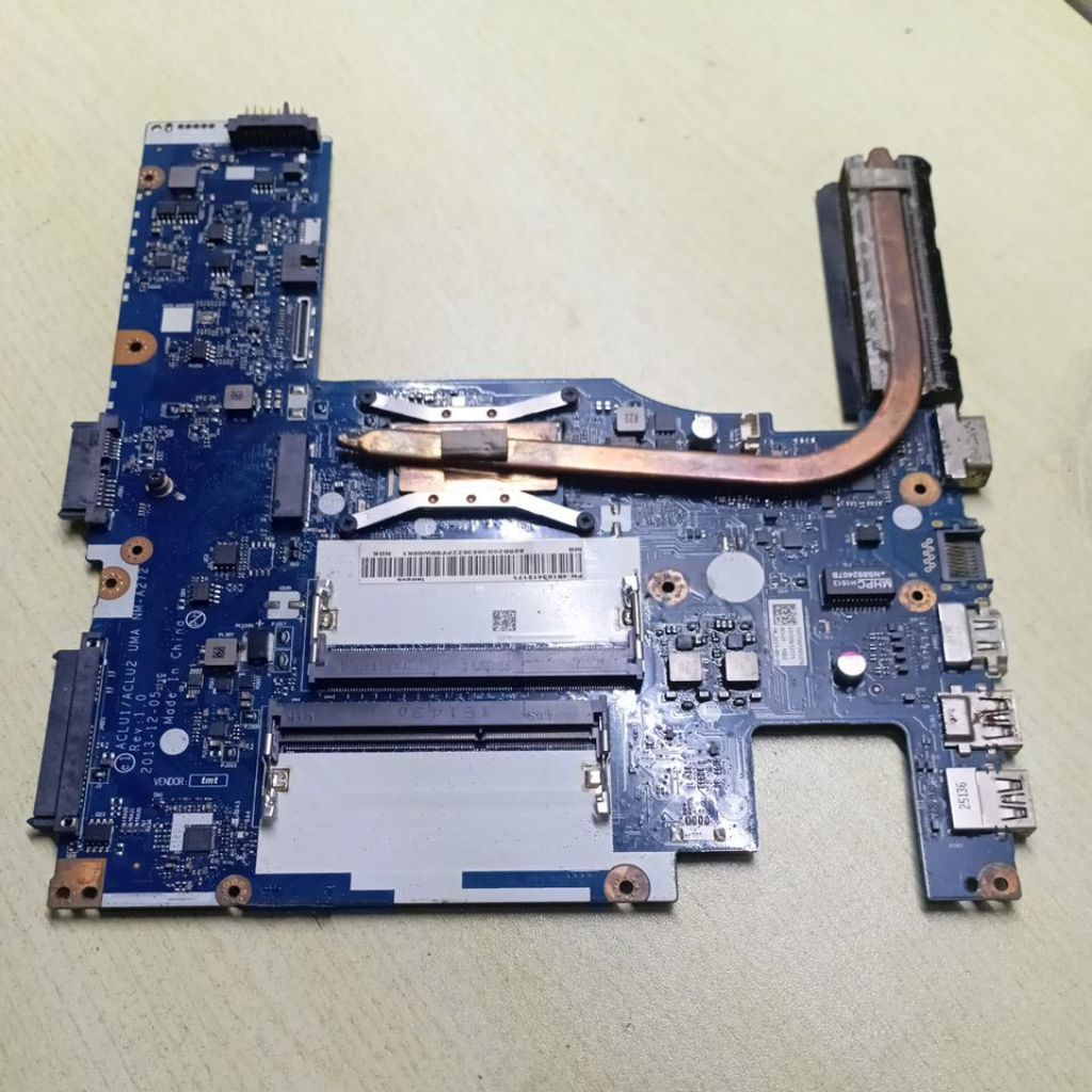 Jual Motherboard Mobo Laptop Lenovo Ideapad G40-70 ACLU1/ACLU2 UMA NM-A272 Rev: 1.0 Kondisi Mati ...