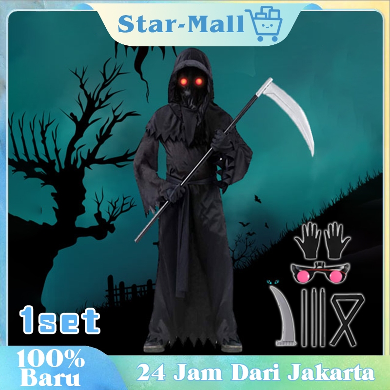 Jual Halloween Hantu Cosplay Jubah Hantu Vampire Costume Jubah ...