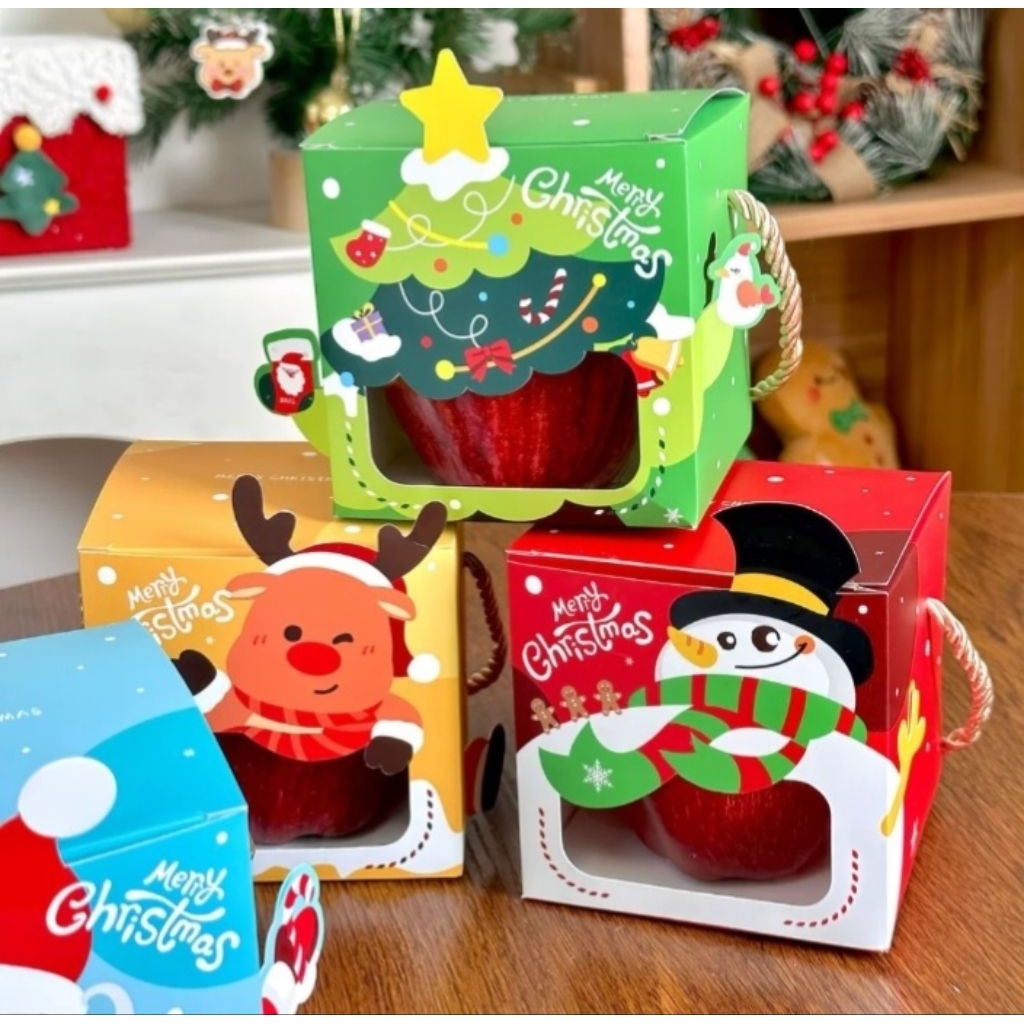 Jual Christmas Box Natal 1 jar 600ml Box natal 1 jar 400ml Box Natal ...