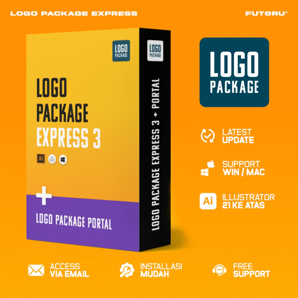Jual Logo Package Express - Premium Plugin Illustrator Export Logo ...
