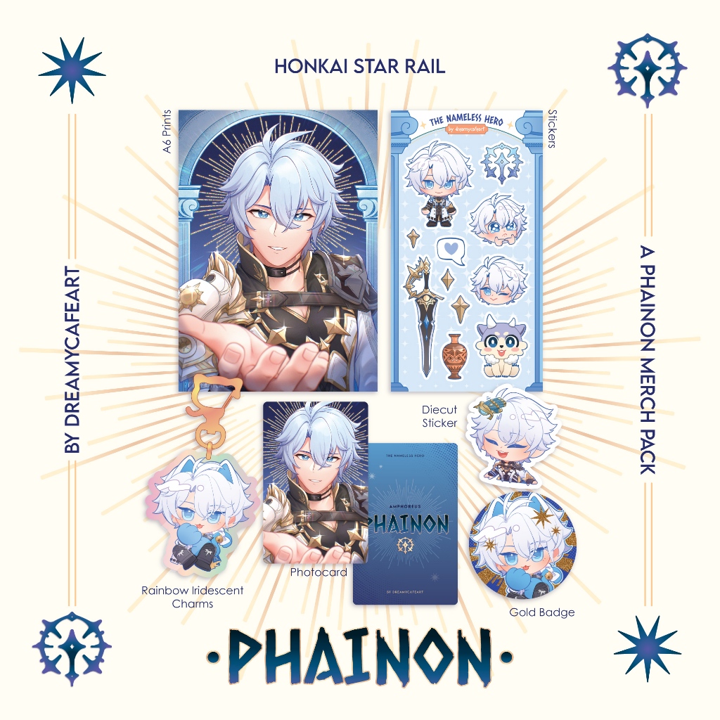 Jual Phainon's The Nameless Hero Merch Set | Shopee Indonesia