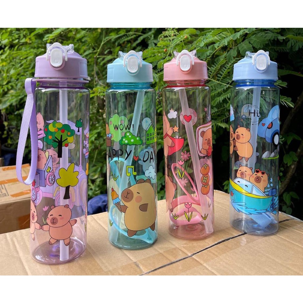 Jual [DK] Botol Minum Anak Karakter Sanrio Kuromi Cinamoroll Melody Hello Kitty Labubu 900 ML ...
