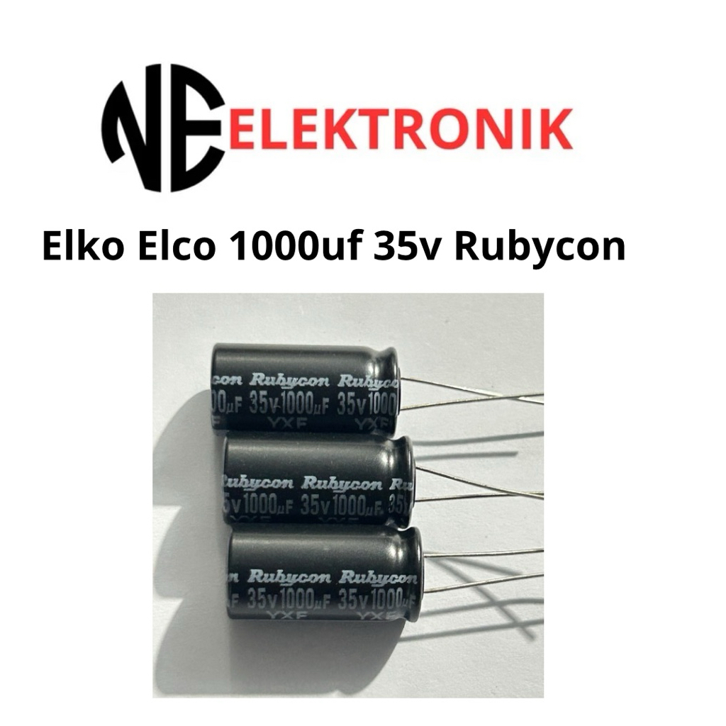 Jual Elko Elco 1000uf 35v Rubycon Original | Shopee Indonesia