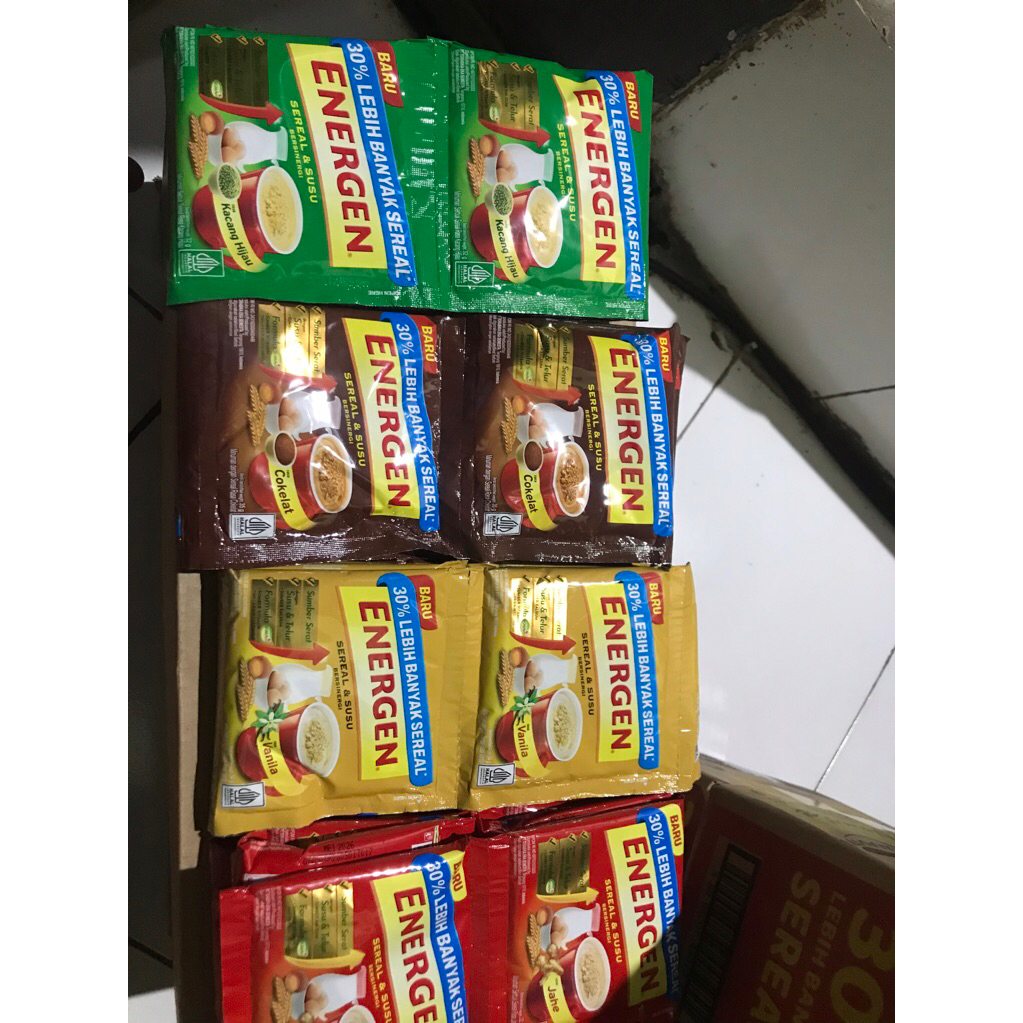 Jual Energen 1 renceng isi 10 sachet (Ready semua varian rasa) | Shopee ...