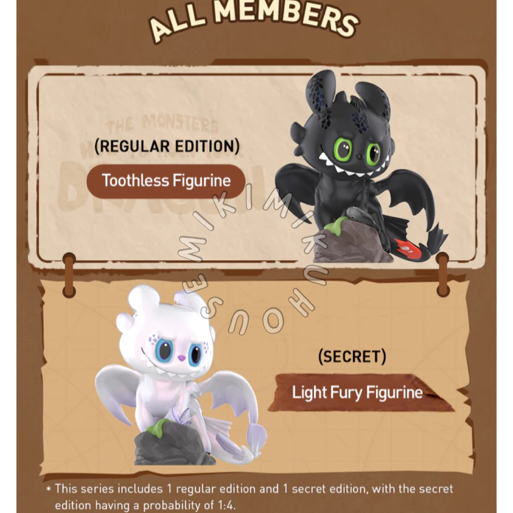 Jual LIMITED POPMART THE MONSTERS HOW TO TRAIN YOUR DRAGON LABUBU ...