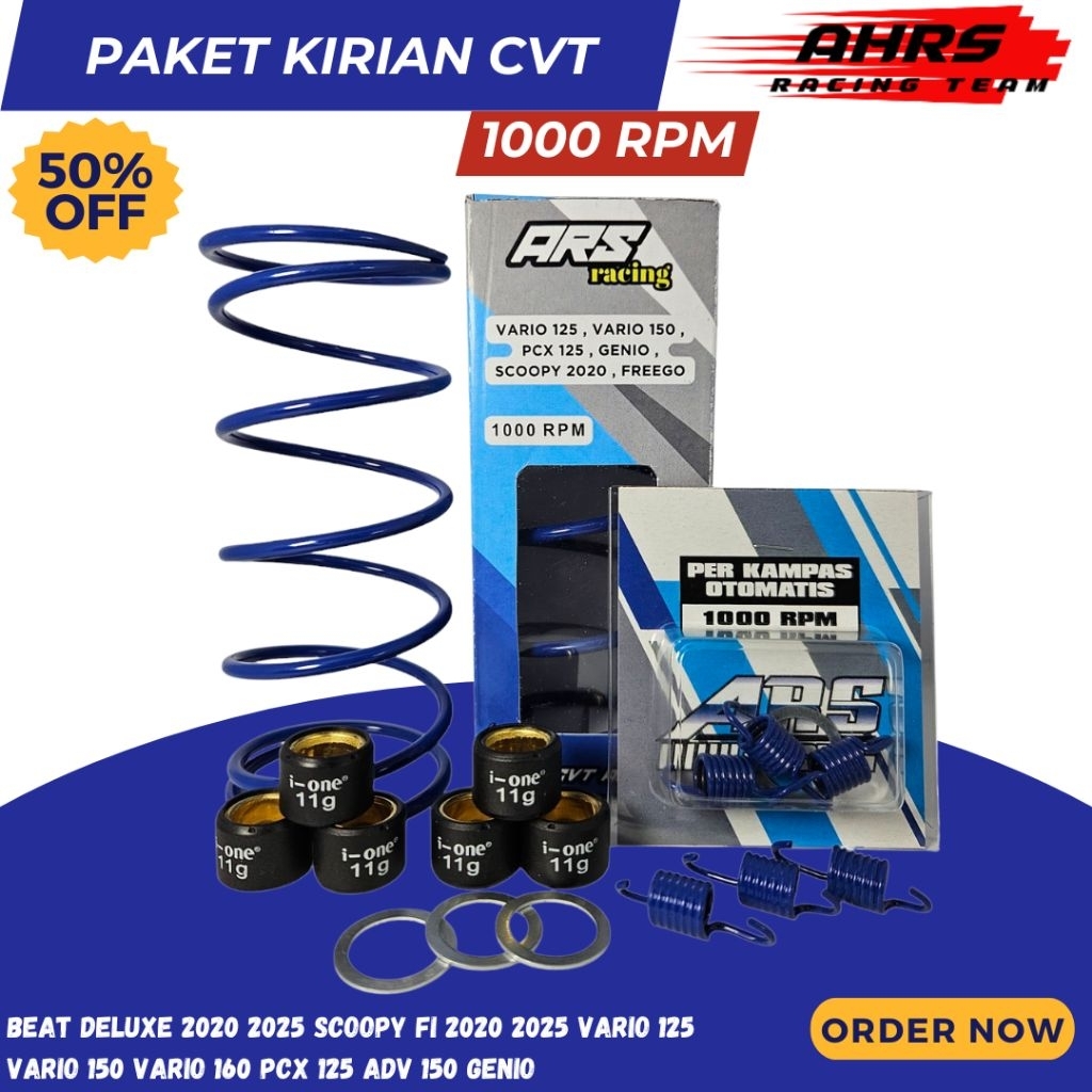 Jual PAKET FULL UPGRADE CVT BEAT DELUXE VARIO 125 VARIO 150 VARIO 160 ...