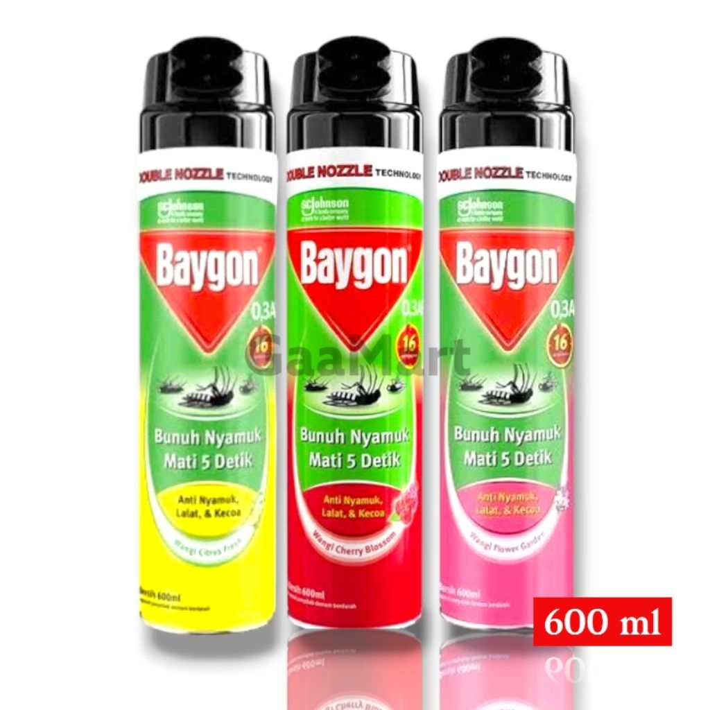 Jual Baygon Semprot Kaleng Aerosol 600ml | Anti Nyamuk Anti Serangga ...