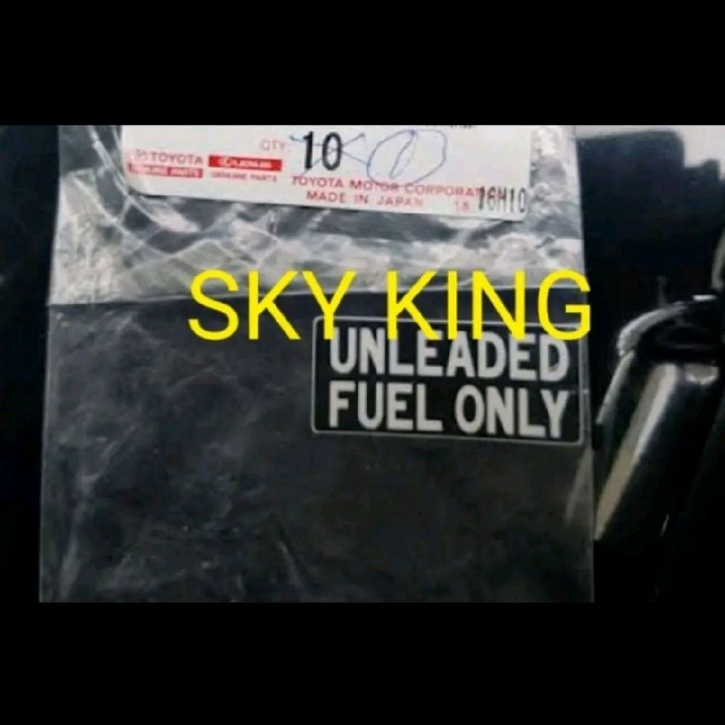 Jual STIKER STICKER LABEL FUEL BENSIN PENGISIAN BAHAN BAKAR LEBEL ...