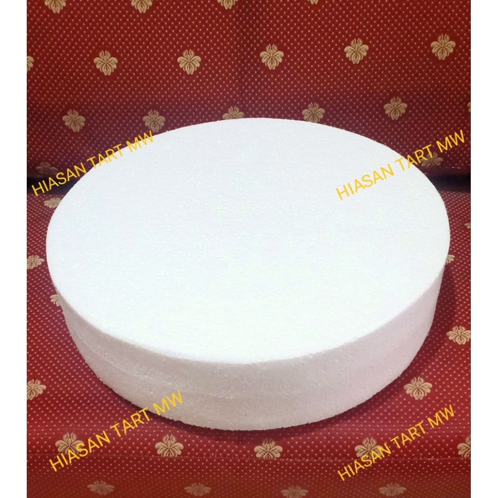 Jual D.20 T.7 Dummy Cake Styrofoam D. 20cm T. 7cm / Dummy Kue Sterofoam ...