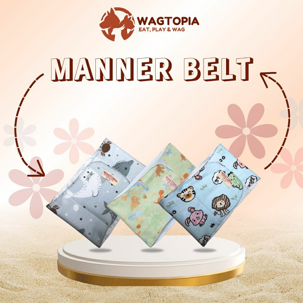 Jual Wagtopia Belt Zoo Collection | diapers jantan | marking belt ...