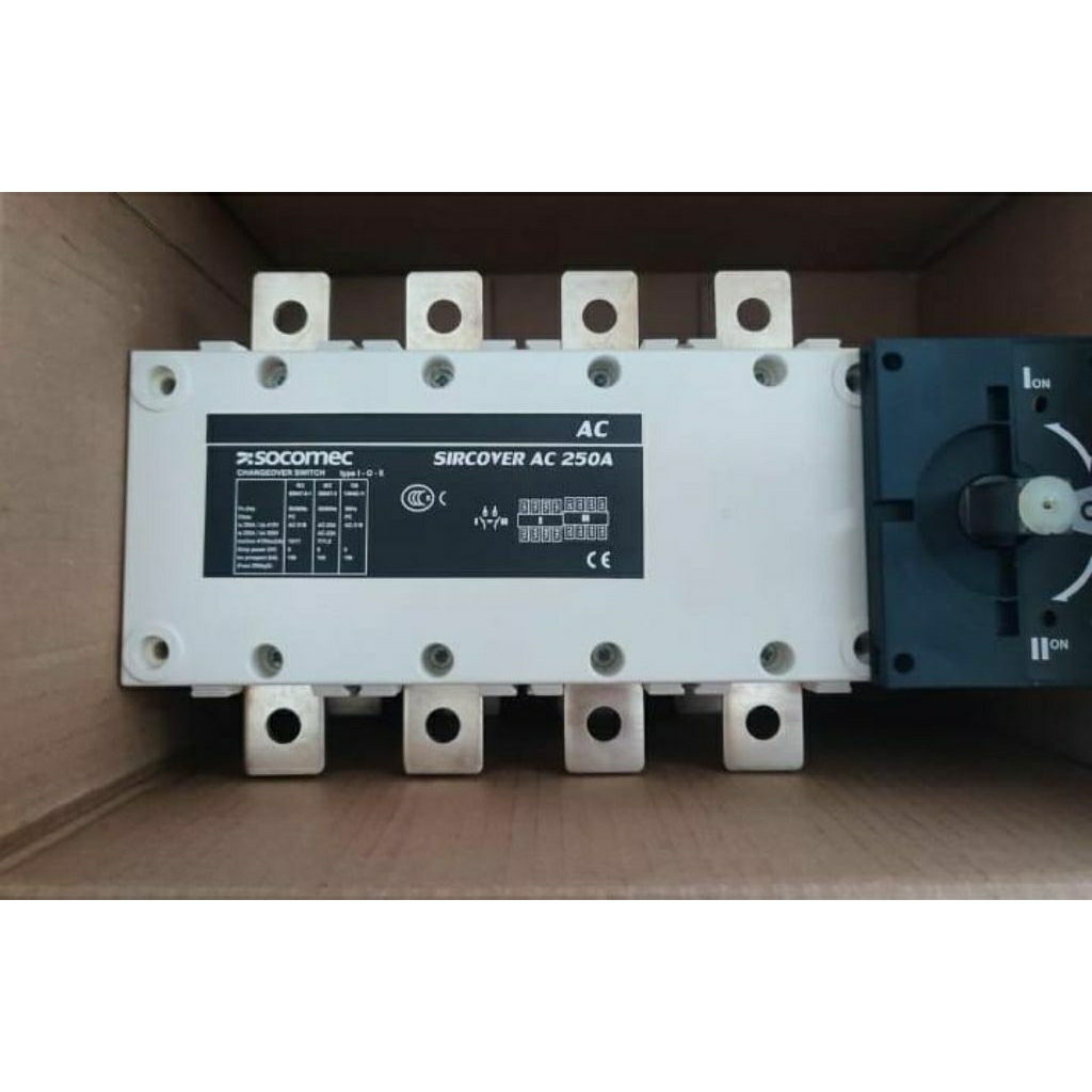 Jual cos socomec sercover 4p 250a handle pln/genset | Shopee Indonesia