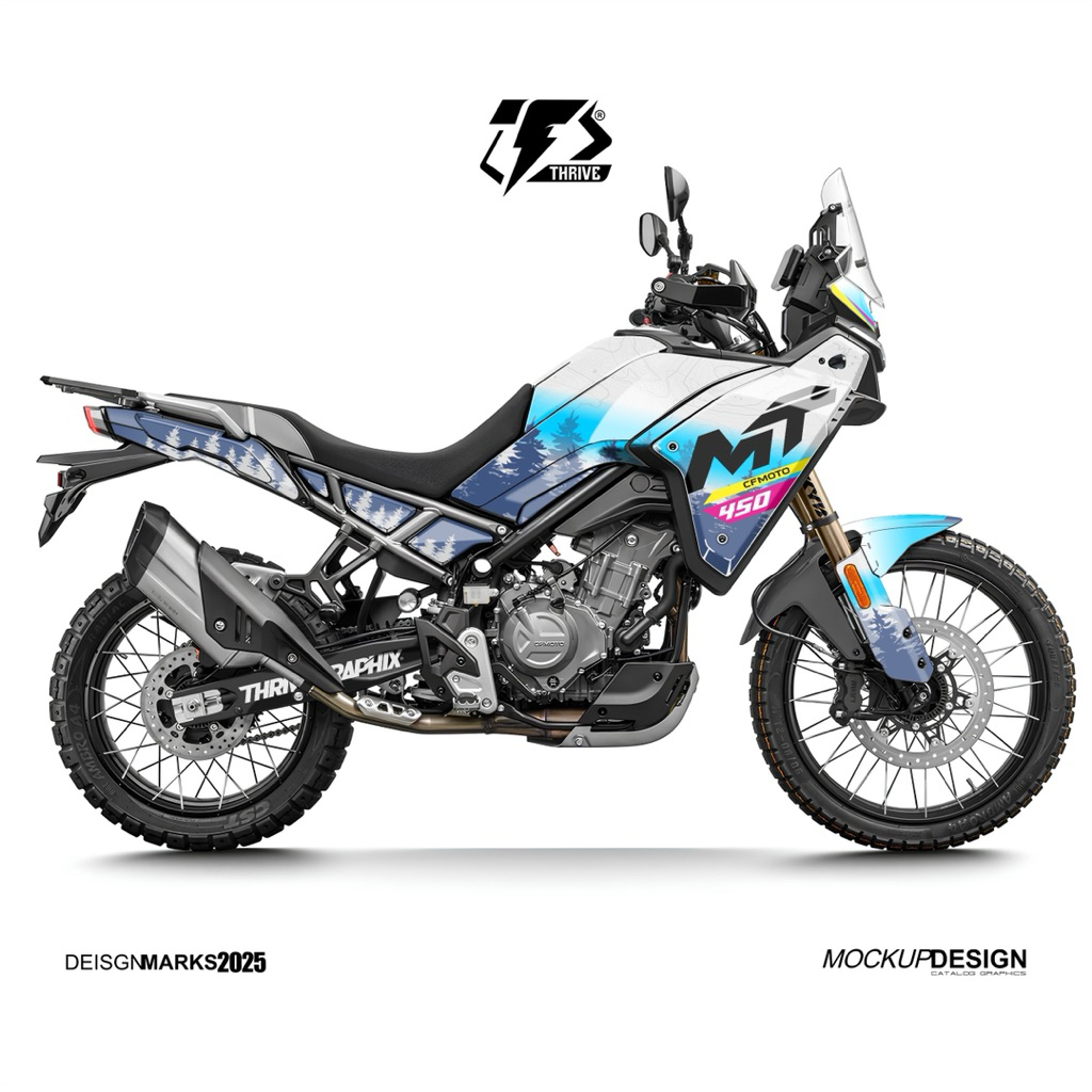 Jual Decal Stiker CFMoto MT450 Premium 3m New Design Simple Bebas ...