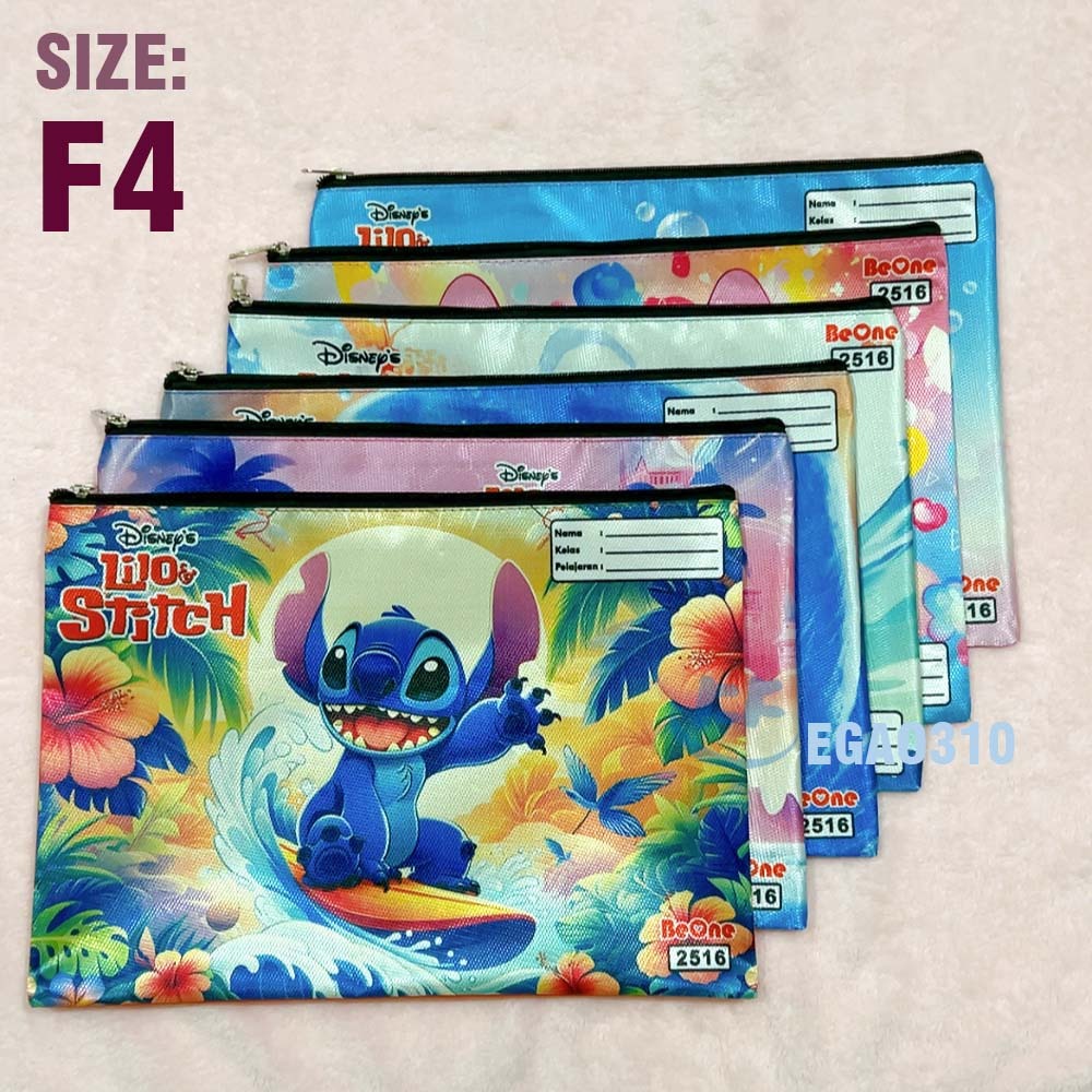 Jual Map Folder Dokumen F4 Kain- Lilo Stitch | Shopee Indonesia