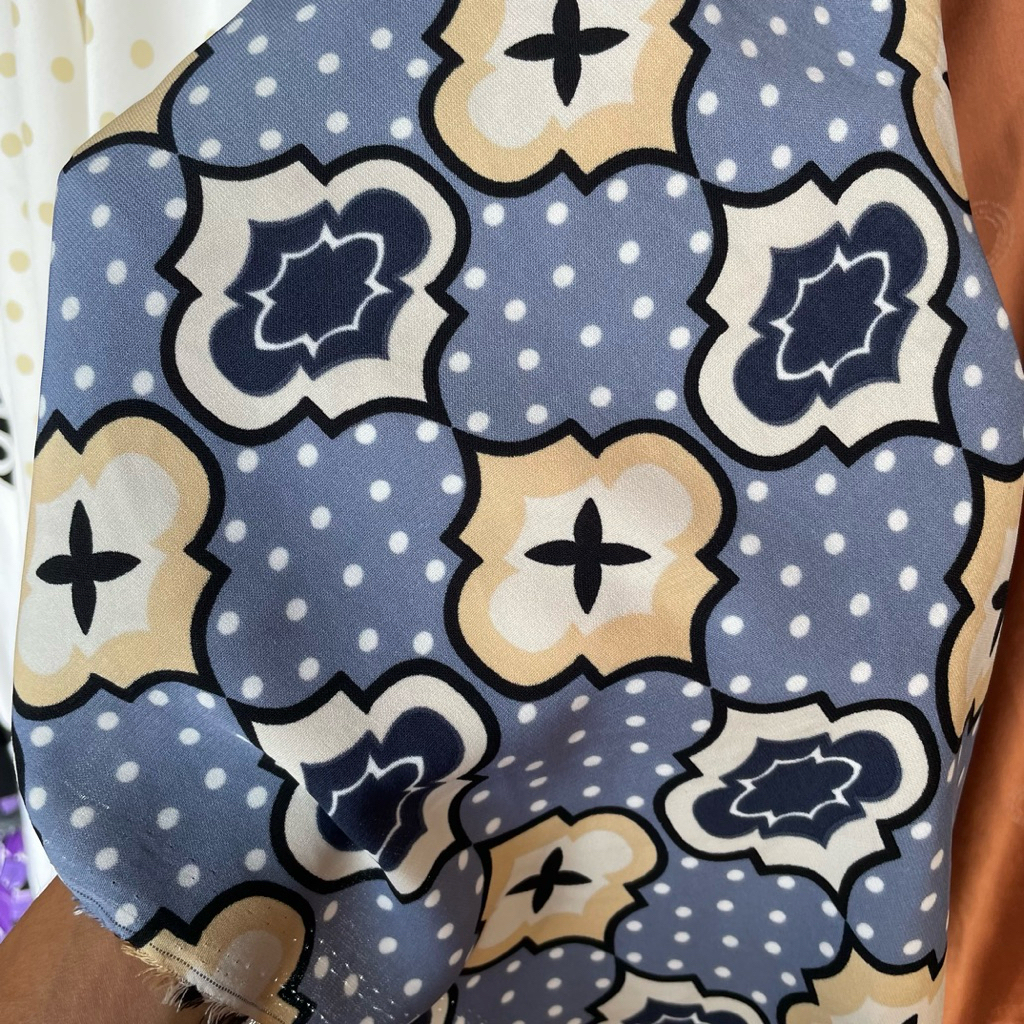 Jual kain wolpeach motif verti premium - kain soft wolfis premium ...