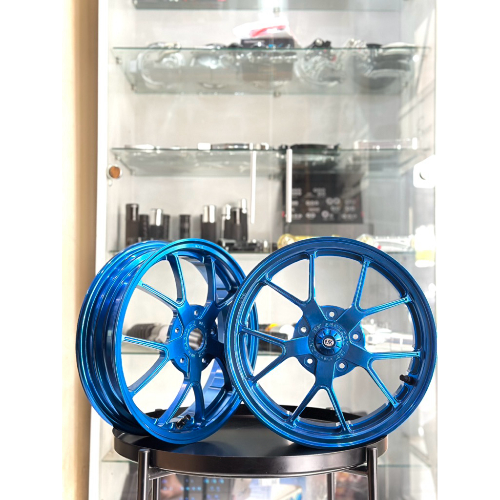 Jual velg mk factory m7 blue ring 12 original for vespa matic | Shopee ...