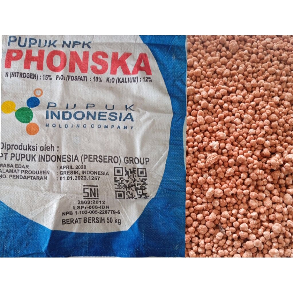 Jual PUPUK NPK PHONSKA REPACK 1 KG WARNA MERAH + BUBLE WRAP | Shopee ...