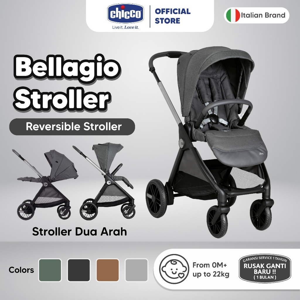 Jual CHICCO Bellagio Stroller / Reversible Stroller / Stroller Dua Arah ...