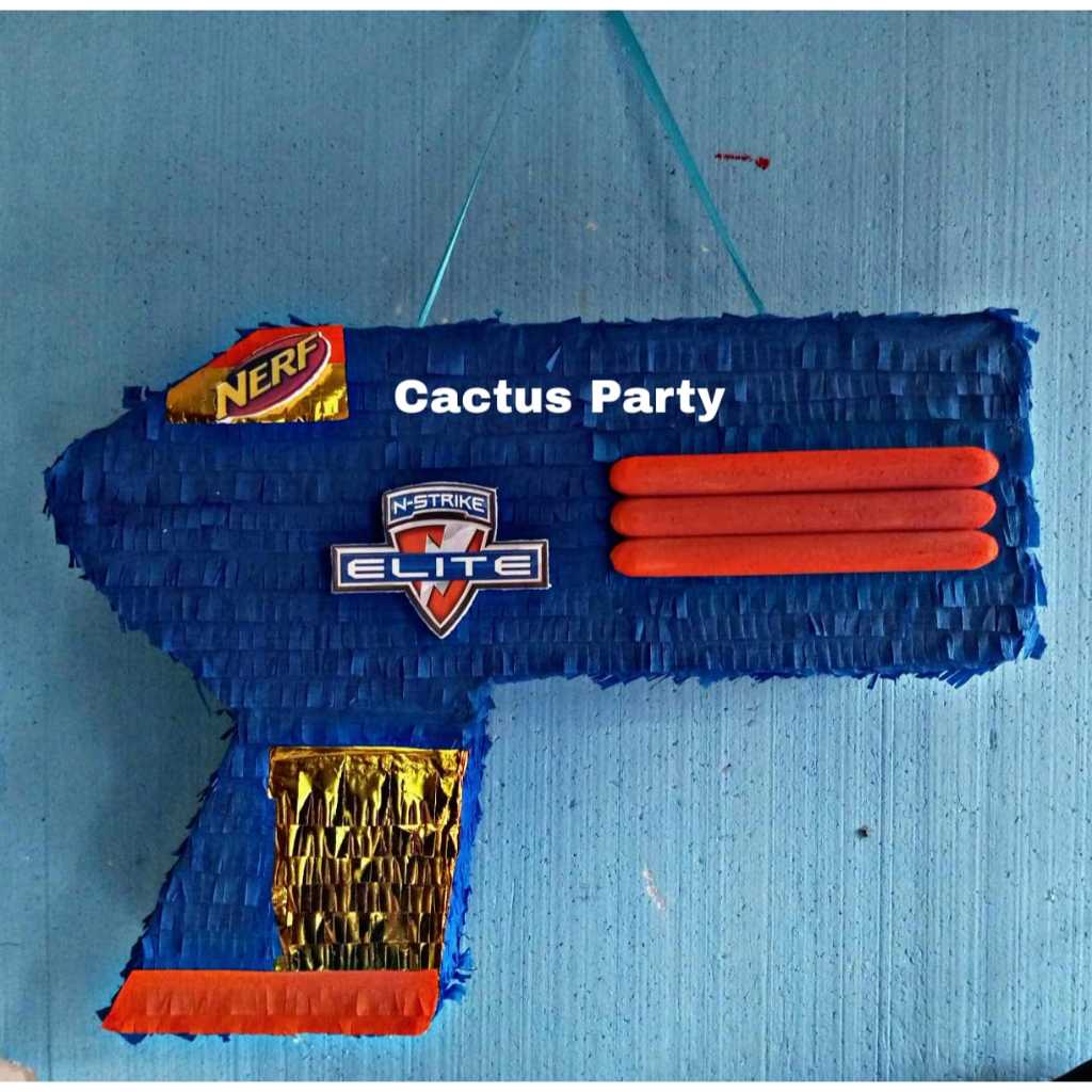 Jual Pinata Pukul/Pinata Tarik Karakter Ulang Tahun Motif Pistol Nerf ...