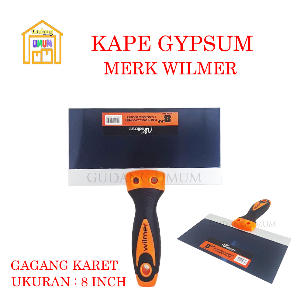 Jual Kape Gypsum Gagang Fiber Kape Plat WILMER 8 Inch | Shopee Indonesia