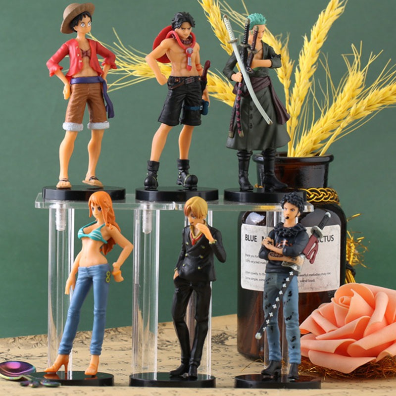 Jual Action Figure One Piece Zoro Luffy Ace Sanji Battle Effect Ornamen ...