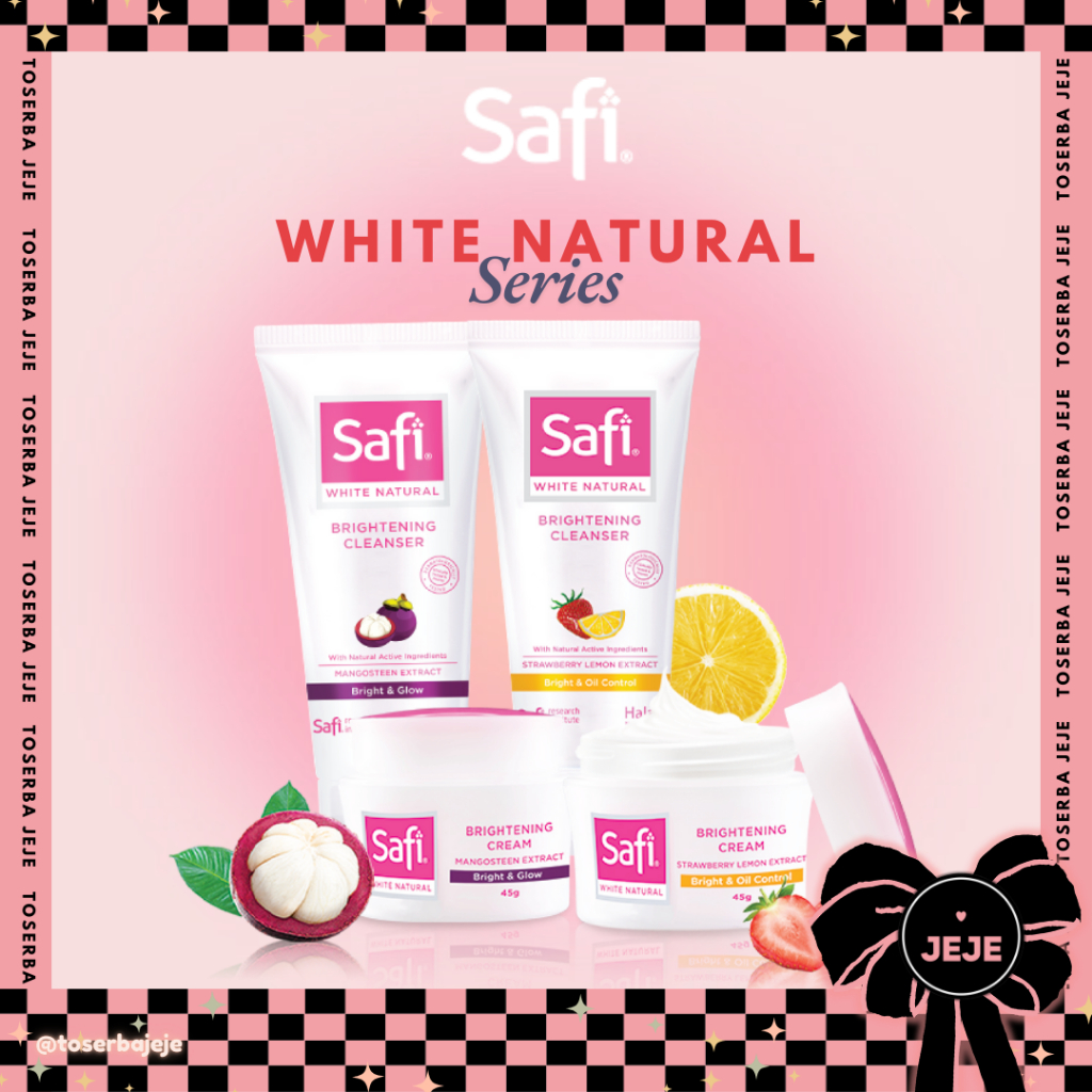 Jual Safi White Natural Brightening | Cleanser Cream Mangosteen ...