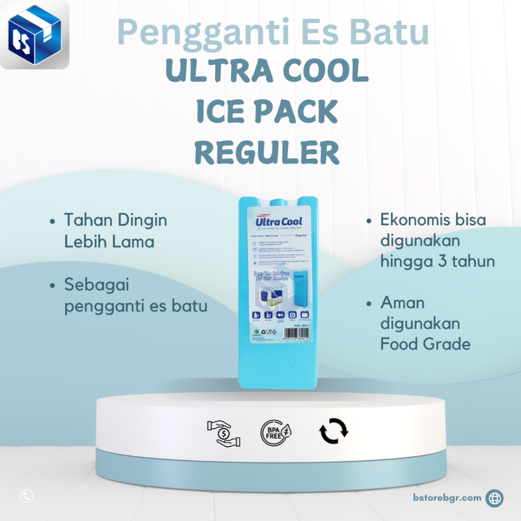 Jual Ice Pack / Gel Pendingin / Ultra Cool Ice Pack Reguler 500ml | Shopee Indonesia