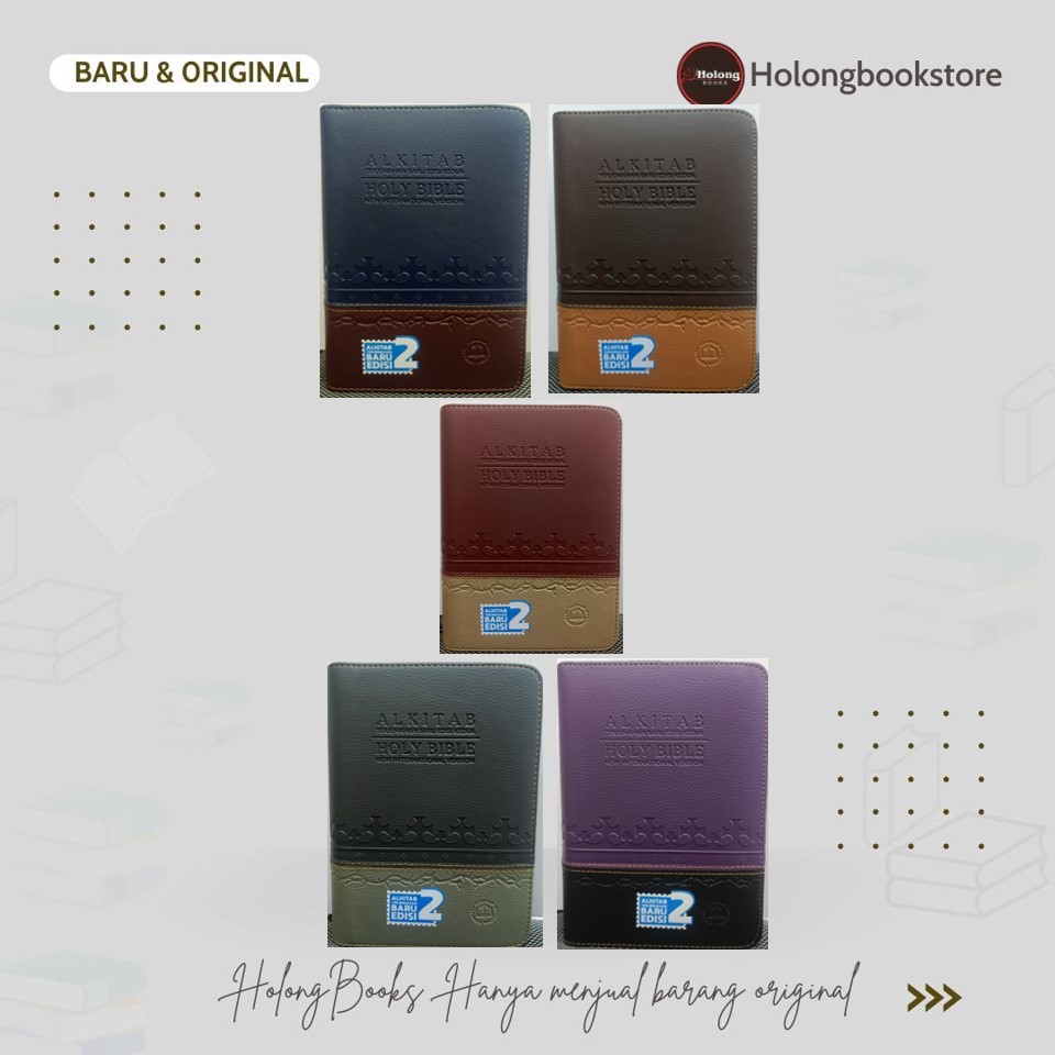 Jual Alkitab NIV 2 Bahasa Bilingual Indonesia - Inggris - TB 054 NIV ...
