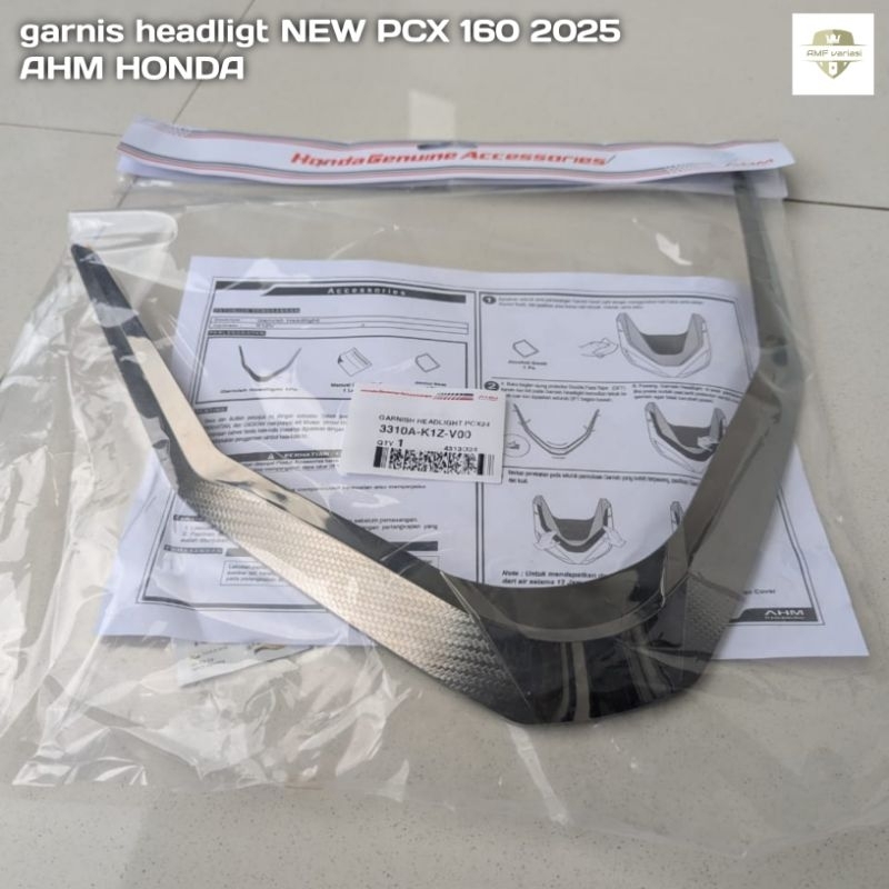 Jual garnis headlight garnis lampu NEW PCX 160 2025 original AHM honda ...