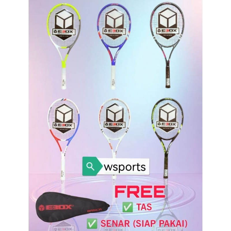 Jual Raket Tenis Tennis EBOX BASICA 2.0 2.1 3.0 3.1 5.0 5.1 Original ...