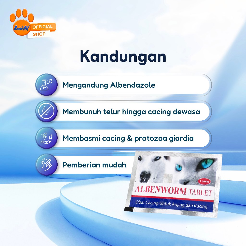 Jual RAID ALL - Albenworm TABLET isi 1 | Shopee Indonesia