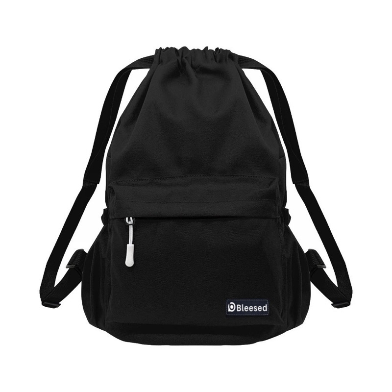 Jual Bleesed - Tas Serut Ransel Hitam Sekolah Pria Dan Wanita | Shopee ...